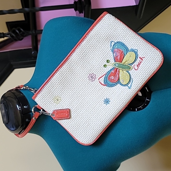 Coach | Bags | Coach Butterfly Wristlet 9x55 | Poshmark